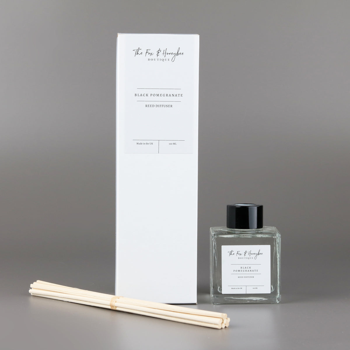 100ml Reed Diffuser (Black Pomegranate) – The Fox & Honeybee Boutique